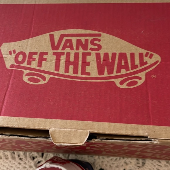 Vans | Shoes | Nwt Vans Childrens Foil Stars Red And Blue Shoes Size 25 ...